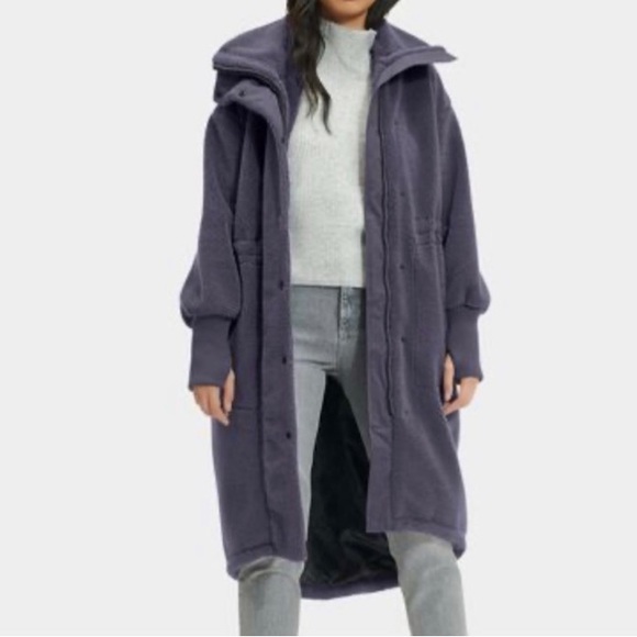 UGG | Jackets & Coats | Ugg Rhiannon Long Sherpa Coat | Poshmark